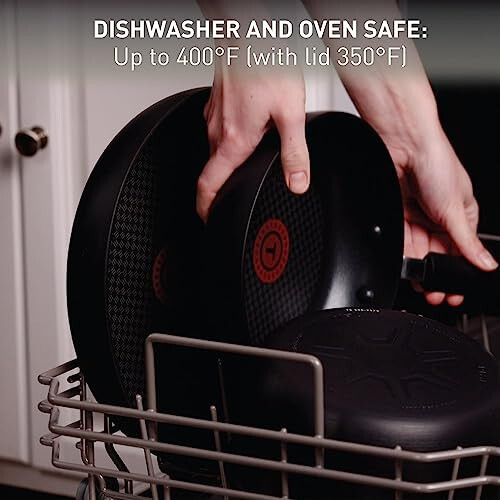 Nonstick Cookware Set 14 Piece, Oven Broiler Safe 400F, Lid Safe 350F ...