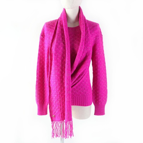 CHANEL P44135 Stall Design Knit Tops 36 Pink auth Women | eBay