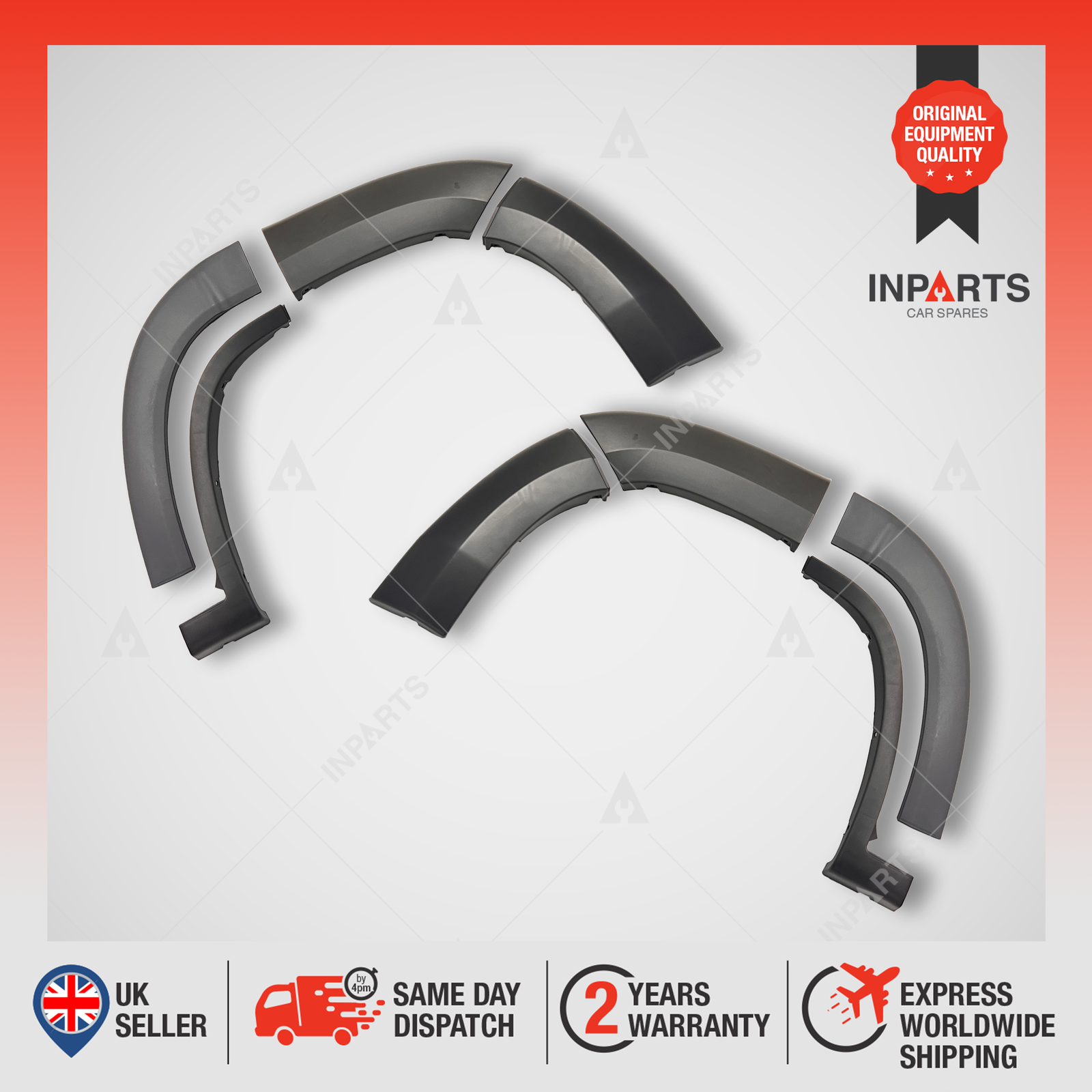 Wheel Arch Trim Front Left Right Moulding Set For Relay Ducato Boxer ...