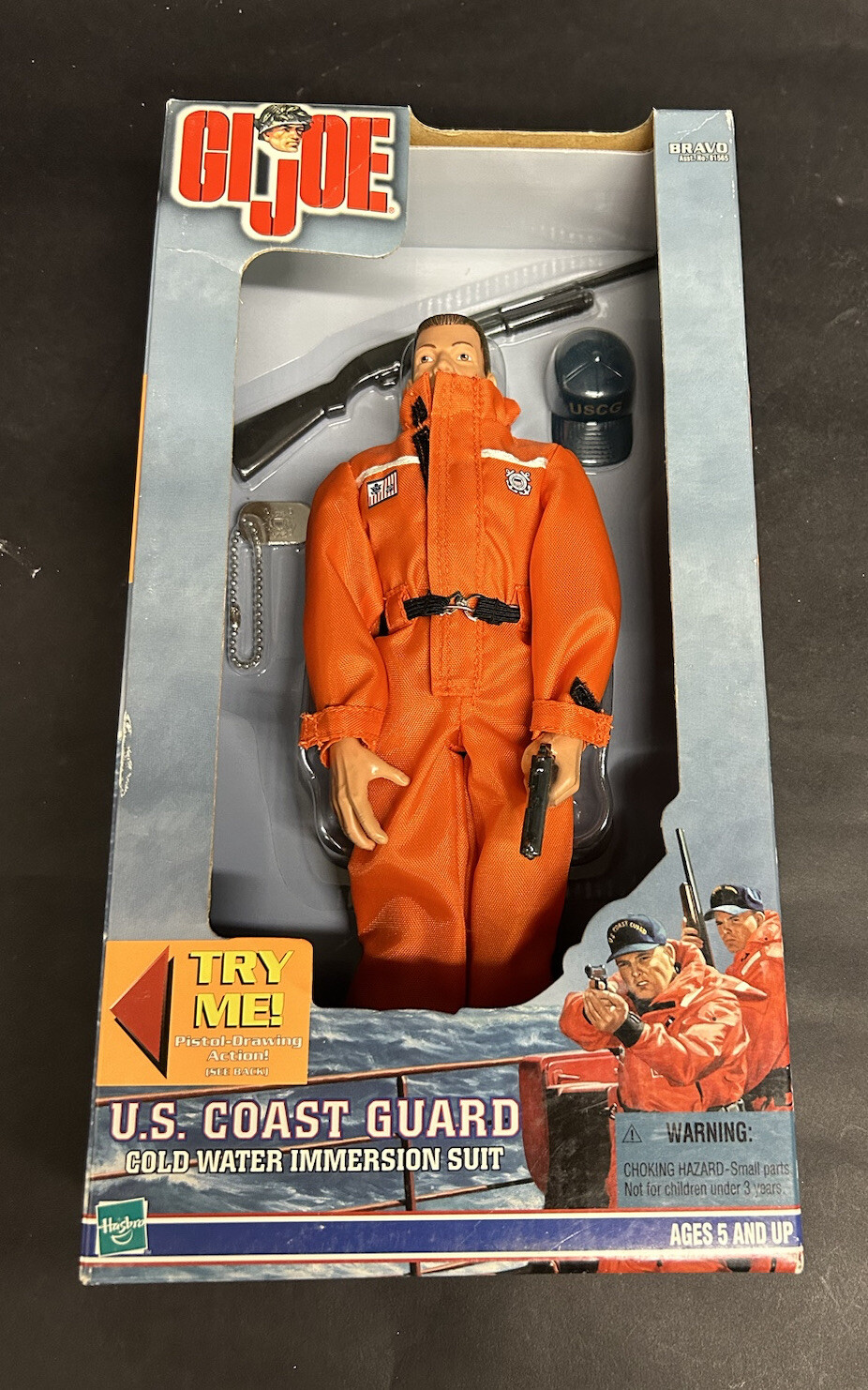 GI Joe U.S. Coast Guard Cold Water Immersion Suit with Pistol Drawing ...