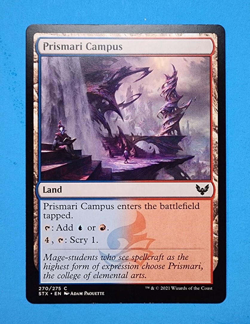 1x Prismari Campus Strixhaven School Mages 2021 Mtg Magic Dual Land ...