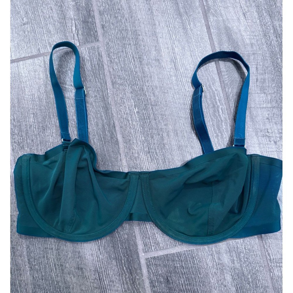 Cuup The Balconette Mesh Bra In Mediterranean 34D | eBay