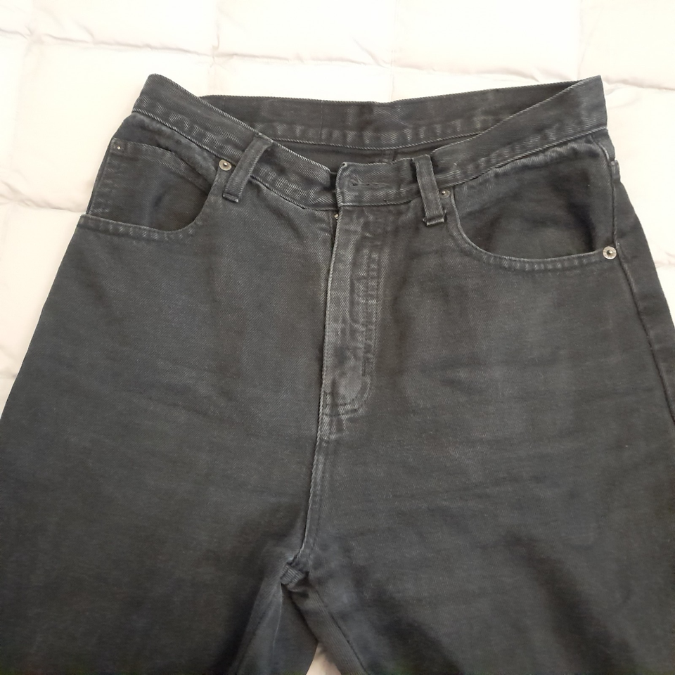 Vintage black BARE denims jeans waist 15" size 12 | eBay UK