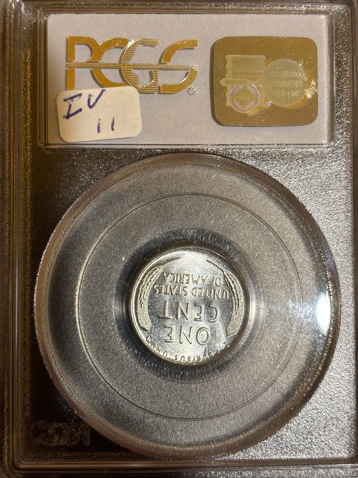 1943 Steel Cent Pcgs Ms 66 Older Holder Free Shipping!! | eBay