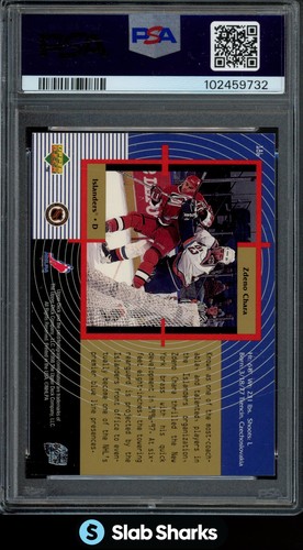 1997 SP AUTHENTIC ZDENO CHARA #186 ROOKIE FUTURE WATCH PSA 8 | eBay