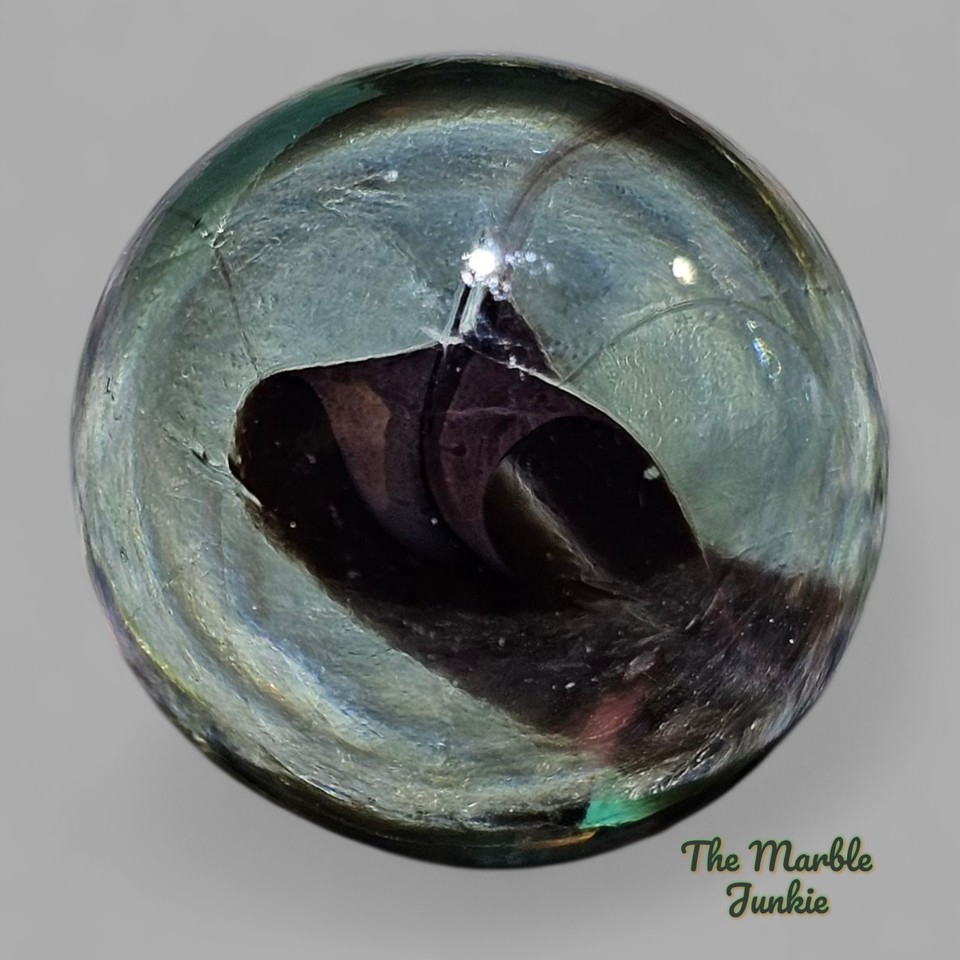 Killer ⅝" Deep Purple Banana 🍌 Catseye Marble Dark Base Mint- Condition ...