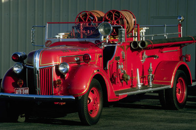 780065 Seagrave Fire Engine Redlands California Fire Department USA A4 ...