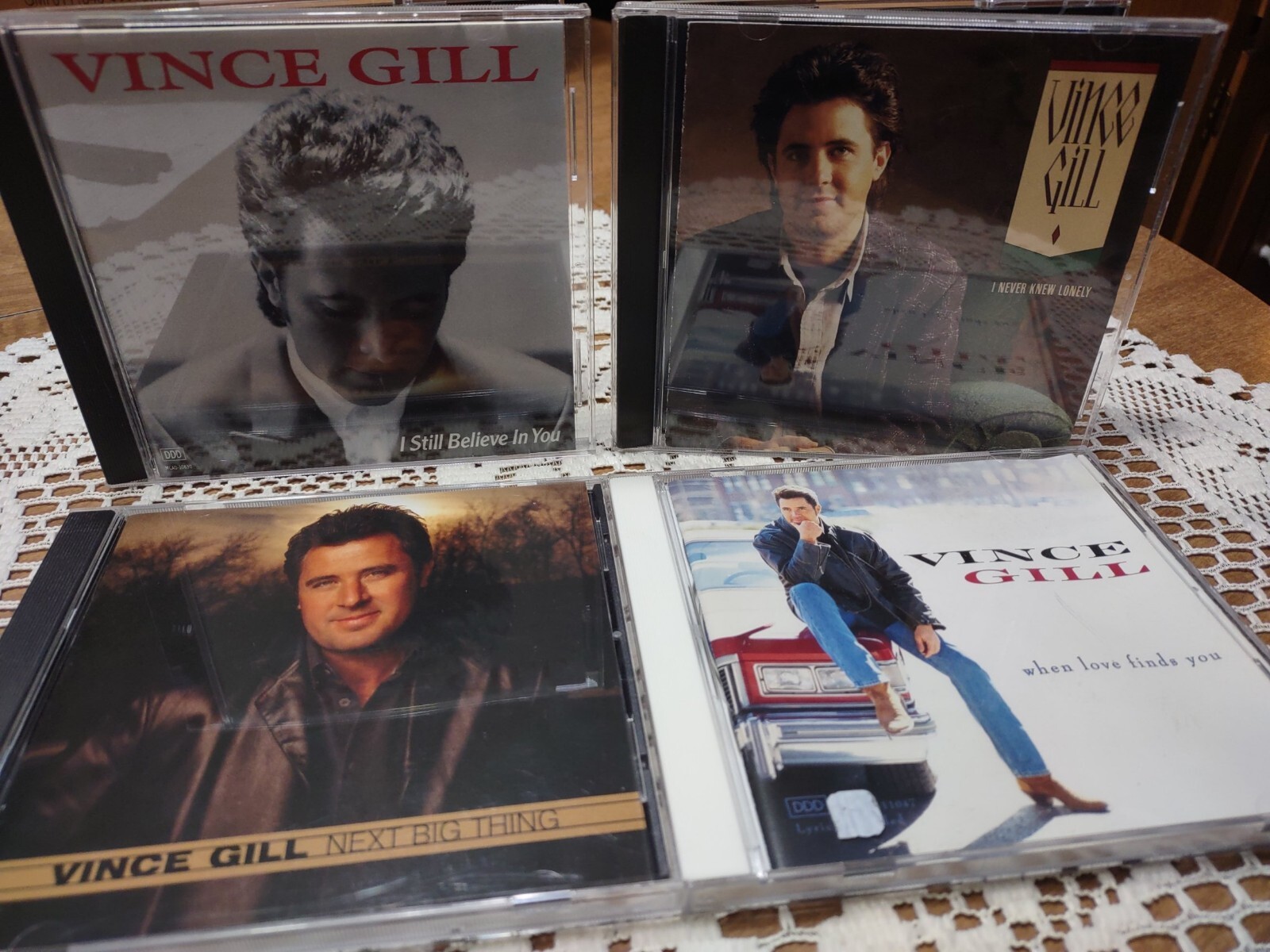 Lot Of 4 Vince Gill CDs I Never Knew Lonely, Next Big Thing, When Loves ...