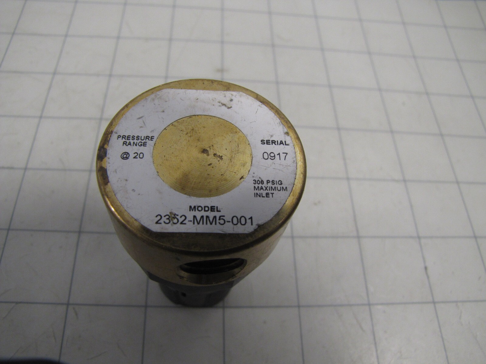 Spartan Chassis Relief Valve 2352-MM5-001 Max 300PSIG -NEW- | eBay