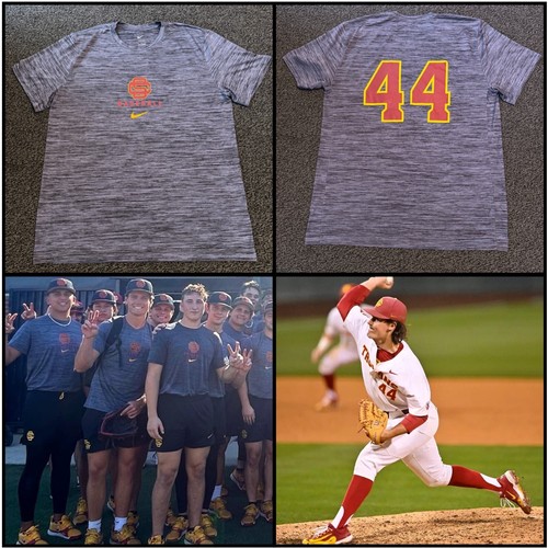 Men's Nike NCAA USC Trojans Baseball Team Player Issued Shirt #44 - XL ...