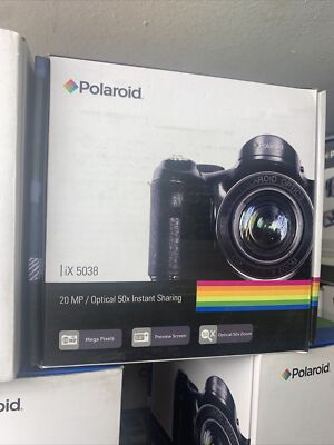 Polaroid iX 5038 20MP Digital Camera / 50x Optical Zoom - Black | eBay