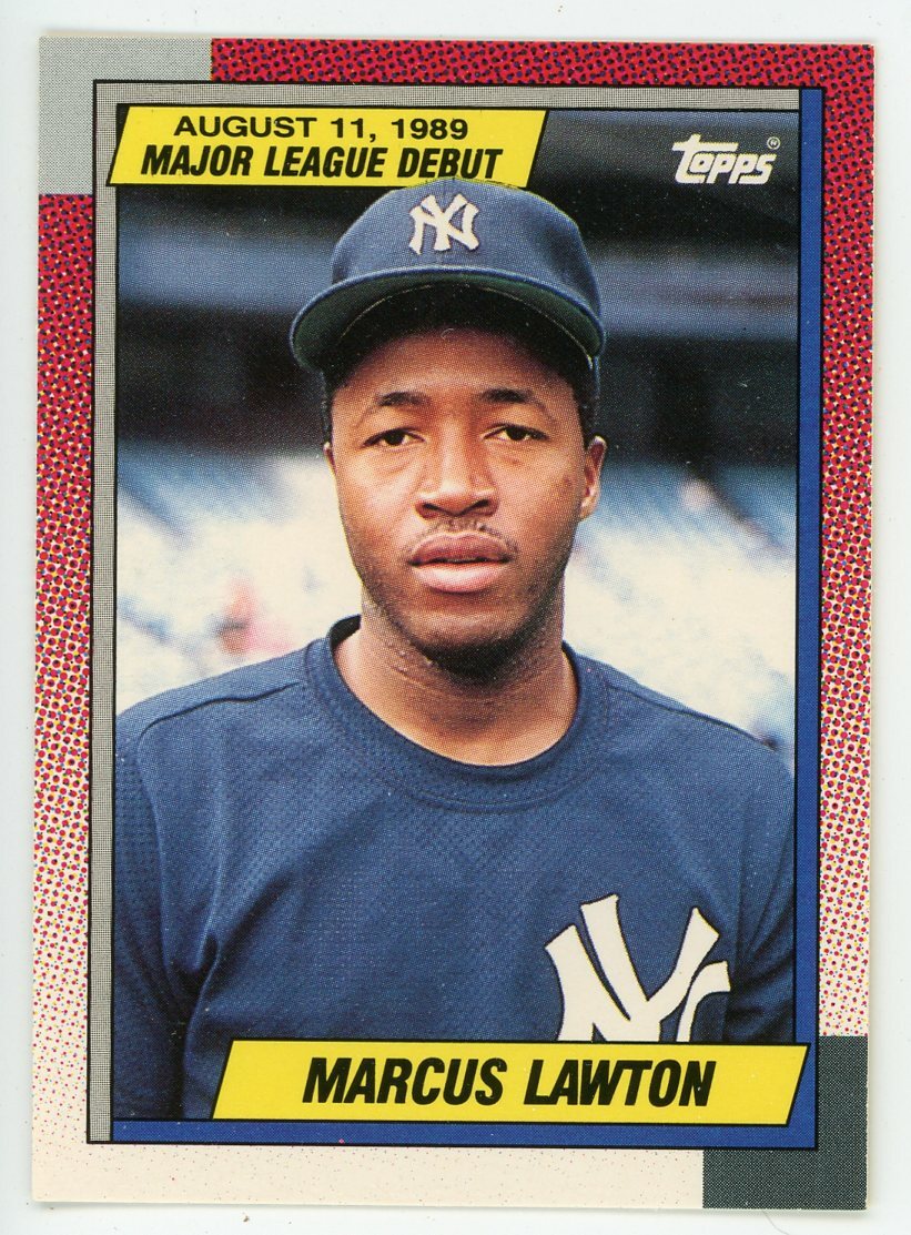 1989 TOPPS MAJOR LEAGUE DEBUT #69 - MARCUS LAWTON - NEW YORK YANKEES | eBay