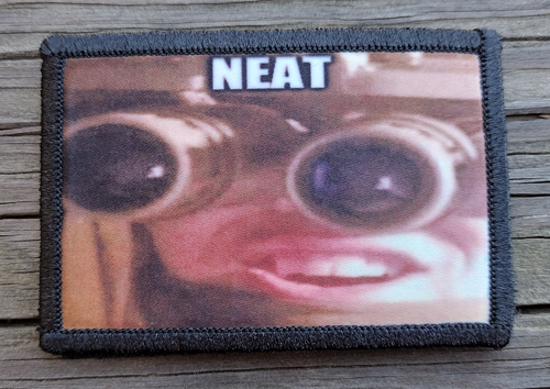 Neat Morale Patch Hook & Loop NVG Nightvision Meme Funny Moons Out ...