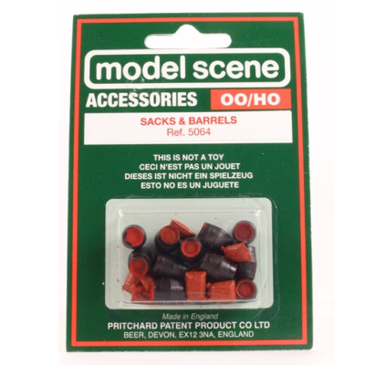Model Scene Accessories # 5064 Sacks & Barrels HO/OO MIB | eBay