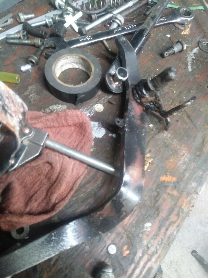 1974 Yamaha Dt175a. Rear brake pedal with spring and clip | eBay