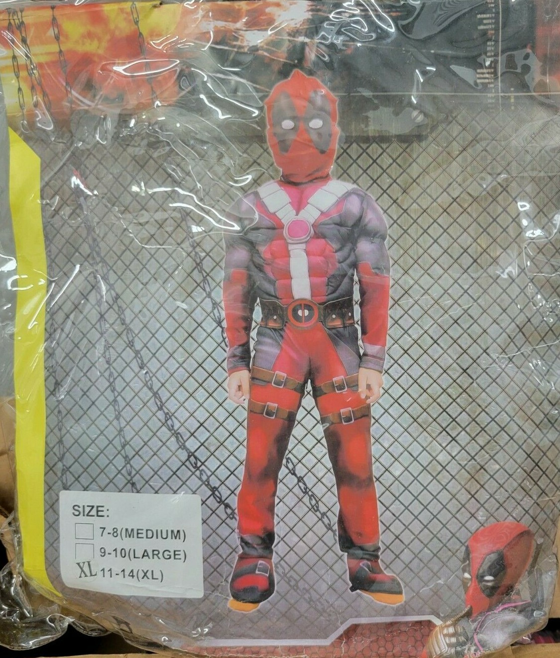 Deadpool Deluxe Costume Size Child XL FAST DELIVERY | eBay