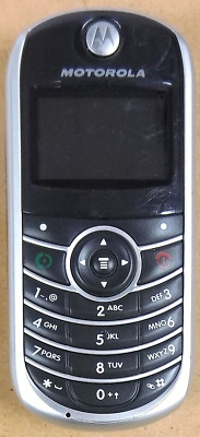 Motorola C series C139 - Black and Silver ( TracFone ) Cellular Phone ...