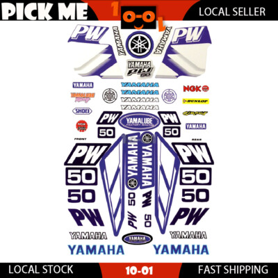 Sticker Kit For Yamaha PW 50 1999 2000 2001 2002 2003-2016 Sticker ...