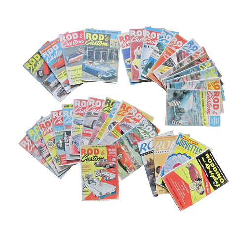 Lot of 29 Vintage Rod & Custom Mags from '50s + 4 misc. other hot rod ...