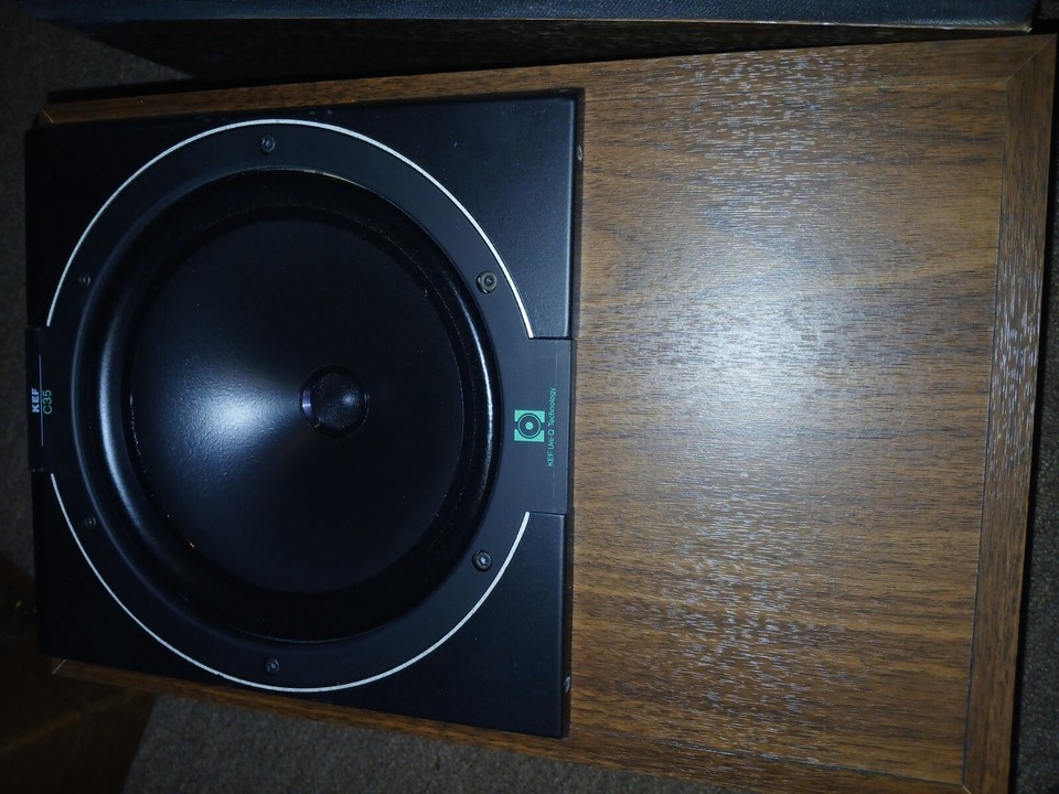 Kef C35 Uni-Q Technology Bookshelf Speakers (Pair) Tested Amp Home ...