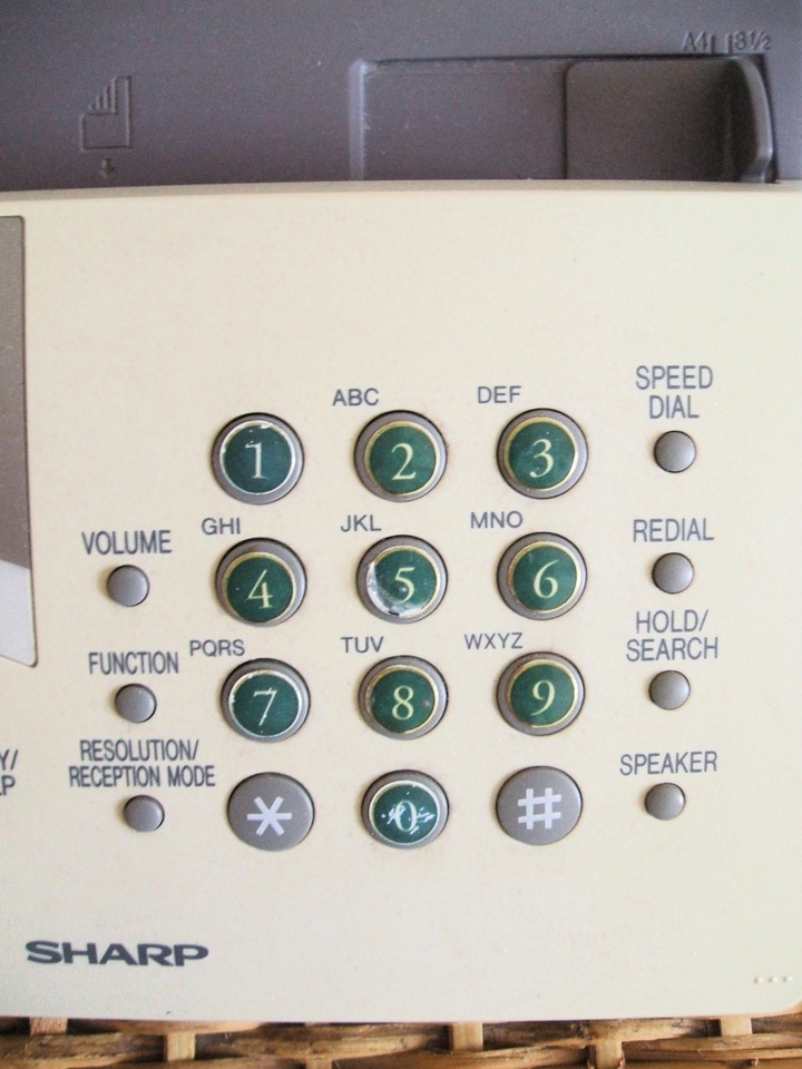 Vintage Sharp UX-84 FO-90 Answering-Fax Machine Last Used in Working Order VGC | eBay UK