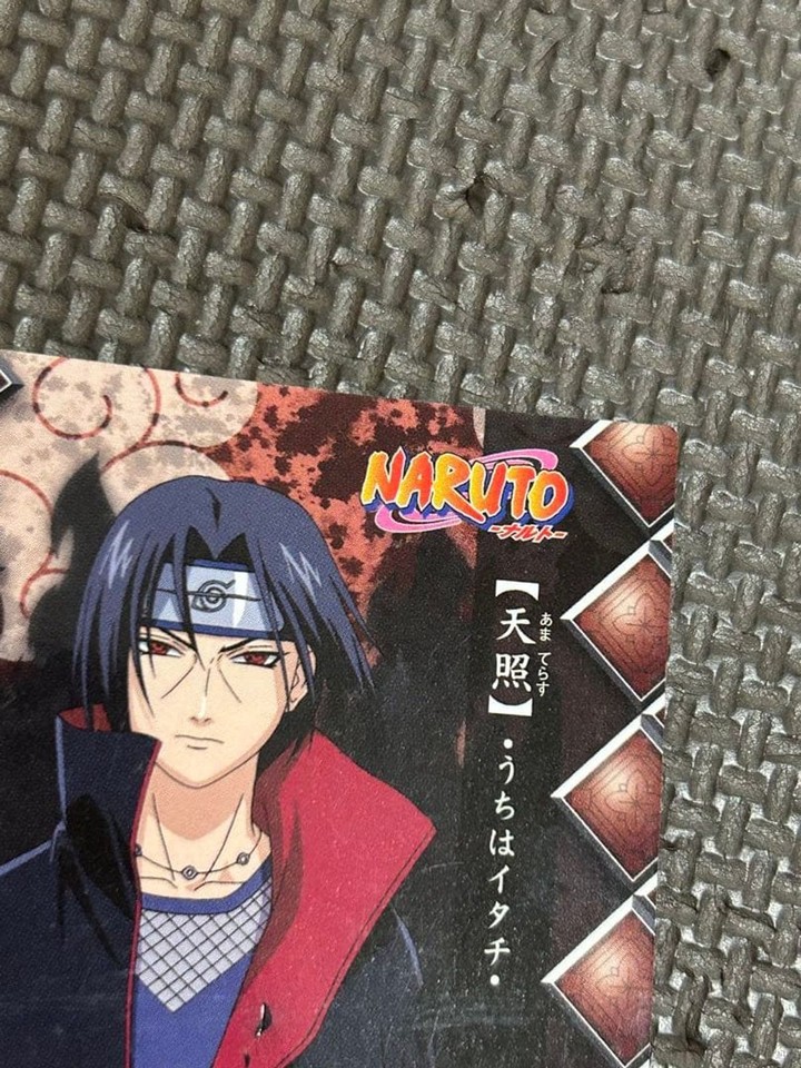 Naruto Card "Jutsu Encyclopedia" - Itachi Uchiha Shippuden | eBay