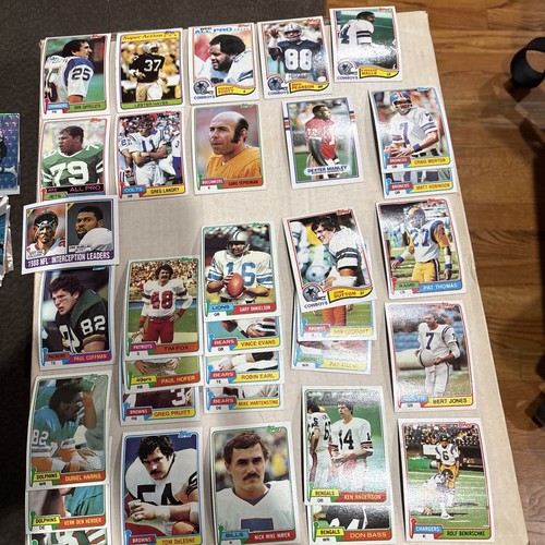 33 Card Lot Of Vintage Topps Football Cards Mint Various Years | eBay