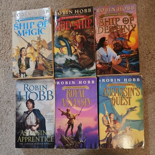 Robin Hobb Liveship Traders Trilogy Ship of Magic Farseer Trilogy 6 ...