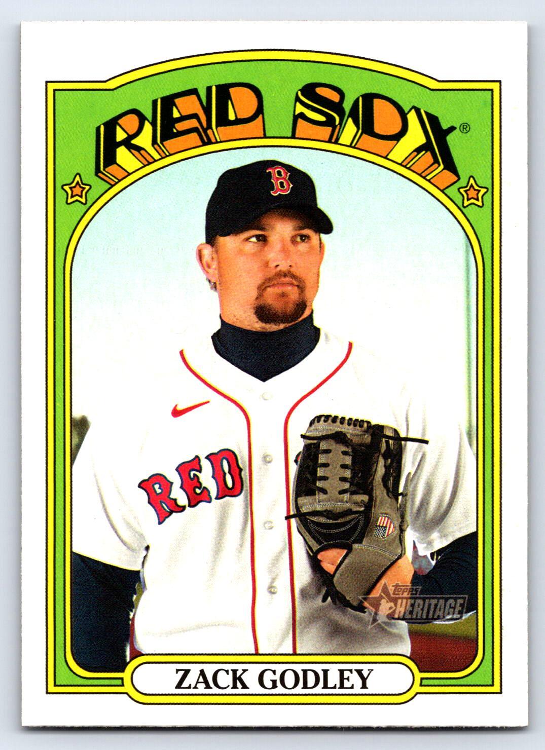 2021 Topps Heritage #345 Zack Godley Boston Red Sox BASEBALL Card | eBay