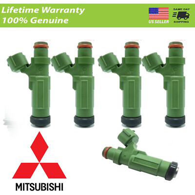 X4 OEM Jecs Fuel Injectors for 04-07 Mitsubishi Lancer 2.0 I4 05 06 ...