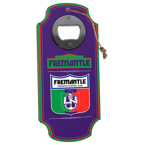 Fremantle Dockers Freo AFL First 18 Bottle Opener Wall Plaque Sign ...