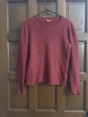 MODCLOTH Red Sweater Womens Medium Pullover | eBay