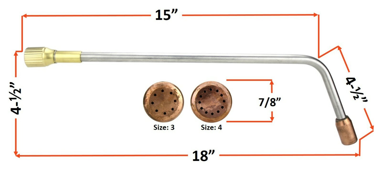 Acetylene Heating Tip Rosebud Replacement for J-63 Series - (Tip ...