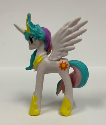 My Little Pony Queen Celestia 1 Inch Figure Toy Hasbro 2012 | eBay