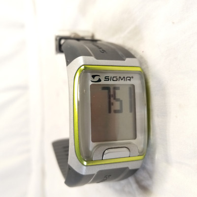 Sigma PC 3.11 Black Heart Rate Monitor Exercise Watch Only No Chest ...