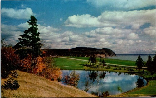 Postcard OWL'S HEAD FROM CHALETS FUNDY NATIONAL PARK NEW BRUNSWICK ...