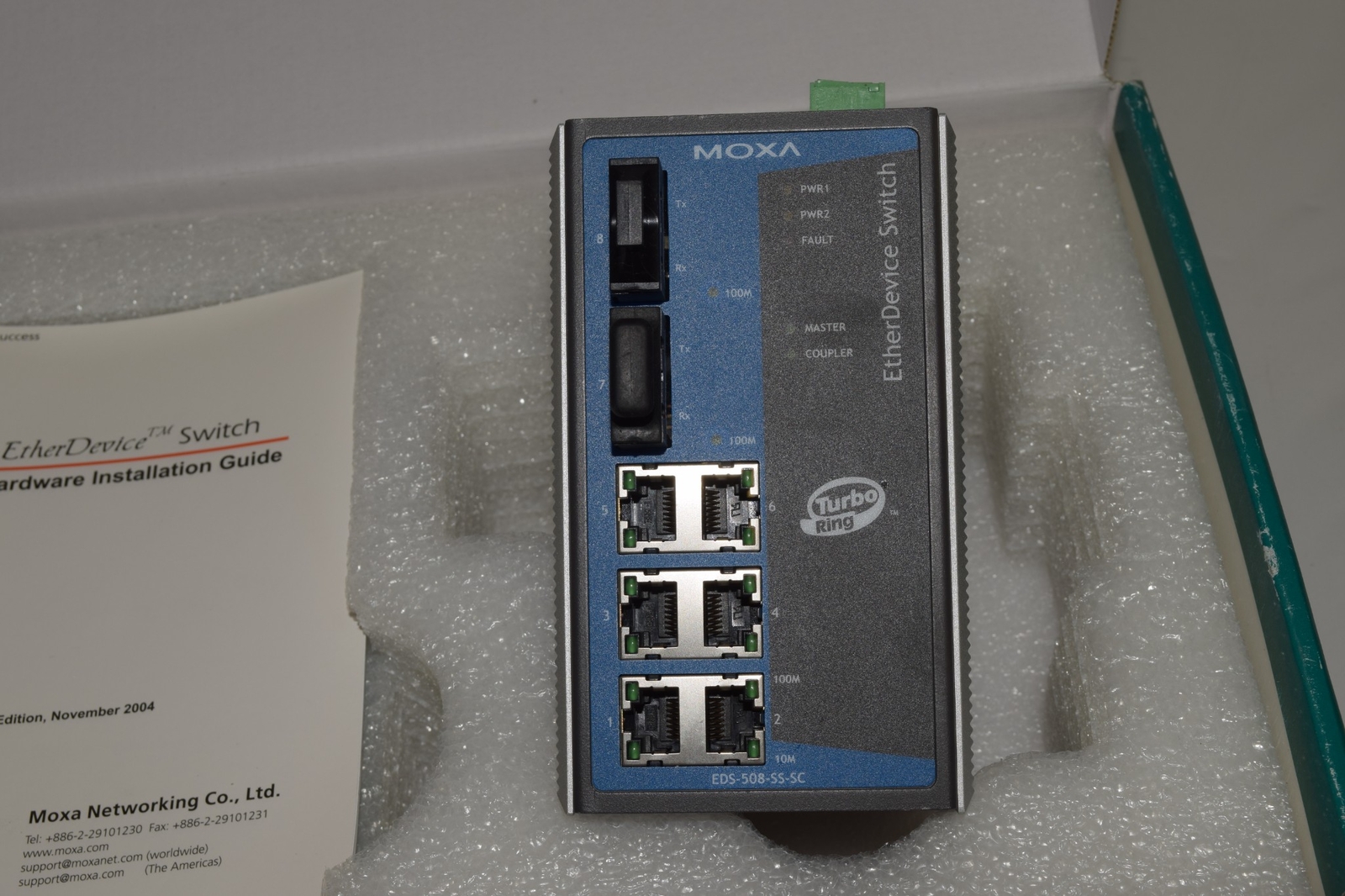 MOXA Technologies Co Ltd Modelo Eds-508-ss-sc (40km) Managed ...