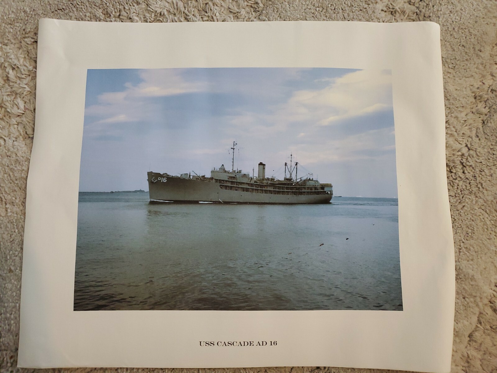 USS Cascade AD 16 Canvas Ship Photo Print | eBay