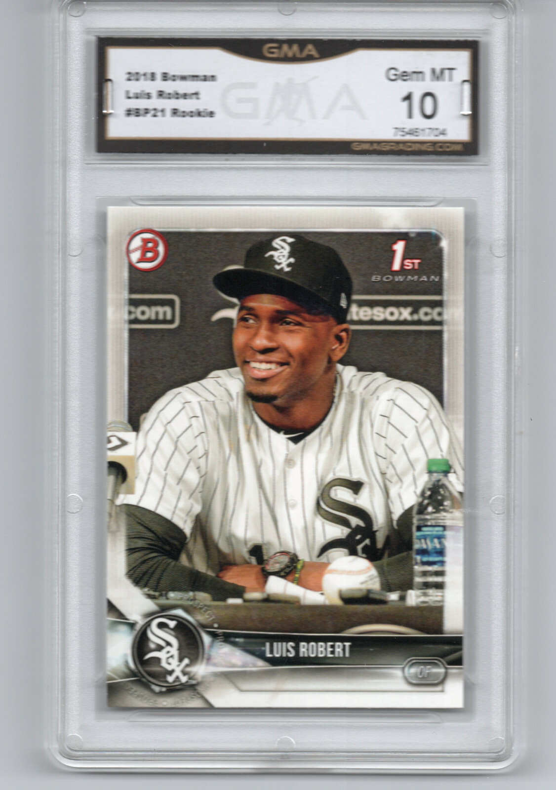 2018 BOWMAN LUIS ROBERT ROOKIE BASEBALL CARD #bp21 CHICAGO WHITE SOX | eBay