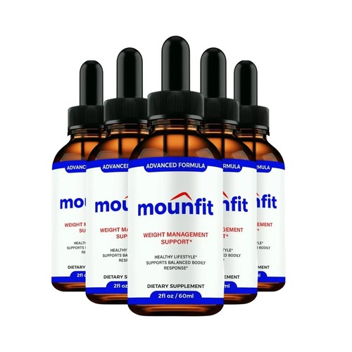 (5-Pack) Mounfit Drops, Moun Fit Drops to Support Weight Loss & Energy ...