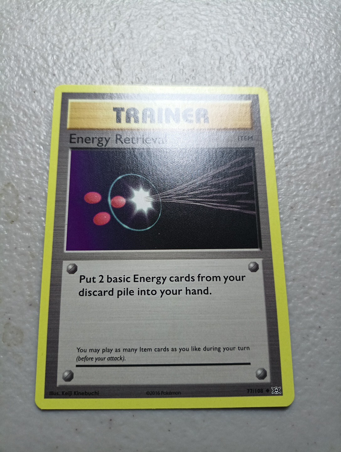 Pokémon TCG Energy Retrieval 77/108 Evolutions 2016 | eBay