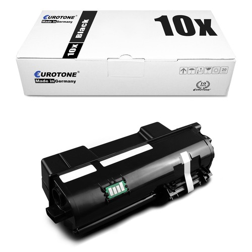 10x Eco Eurotone Toner Sostituita Nero 1T02RY0UT0/PK1011 Utax ...