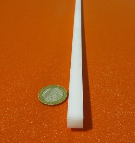 Delrin Acetal Square Bar 3/8" (.375") Thick x 3/8" (.375") Wide x 48 ...