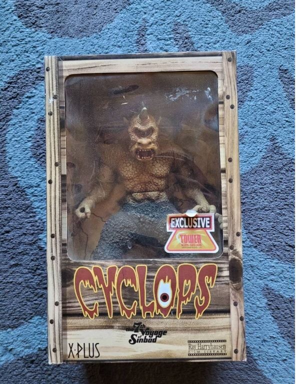 Cyclops 12” figure the 7th Voyage of Sinbad X-Plus Ray Harryhausen Tower Records | eBay