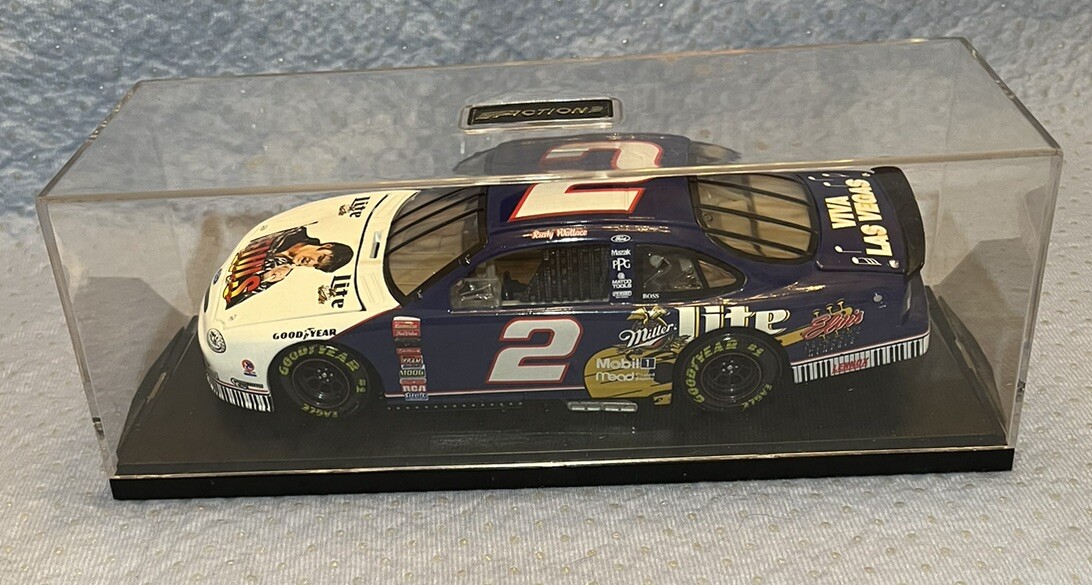 NASCAR die-cast 1:24 Scale. Rusty Wallace #2, Ford Taurus. Miller/Elvis ...