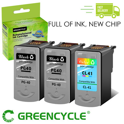 3 PK PG-40 CL-41 ink cartridges For Canon PIXMA MP470 MX300 MX310 MP160 ...