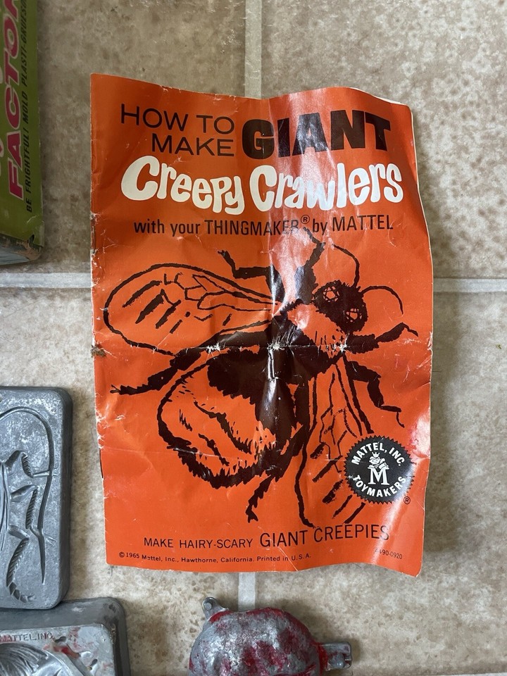 1964 Fright Factory Thing Maker Toy By Mattel | eBay