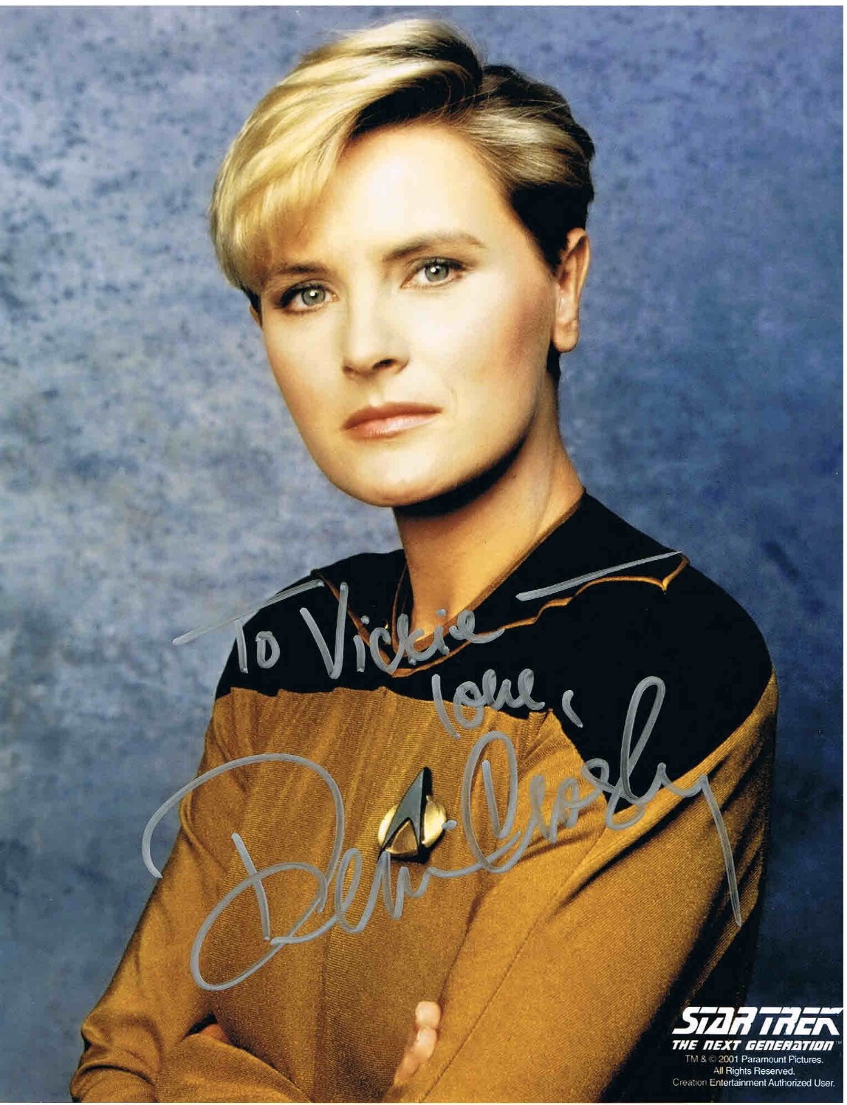 Denise Crosby Autographed 8x10 Photo. Star Trek Next Generation. Tasha ...