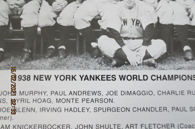 NY DAILY NEWS NY YANKEES 1938 WORLD SERIES TEAM PHOTO & HEADLINE SERIES ...
