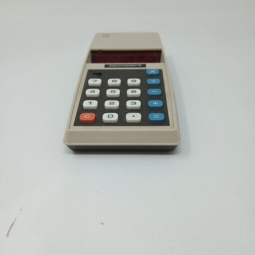 VTG Commodore Electronic Calculator 774D Red LED Made in USA ~ Tested ...